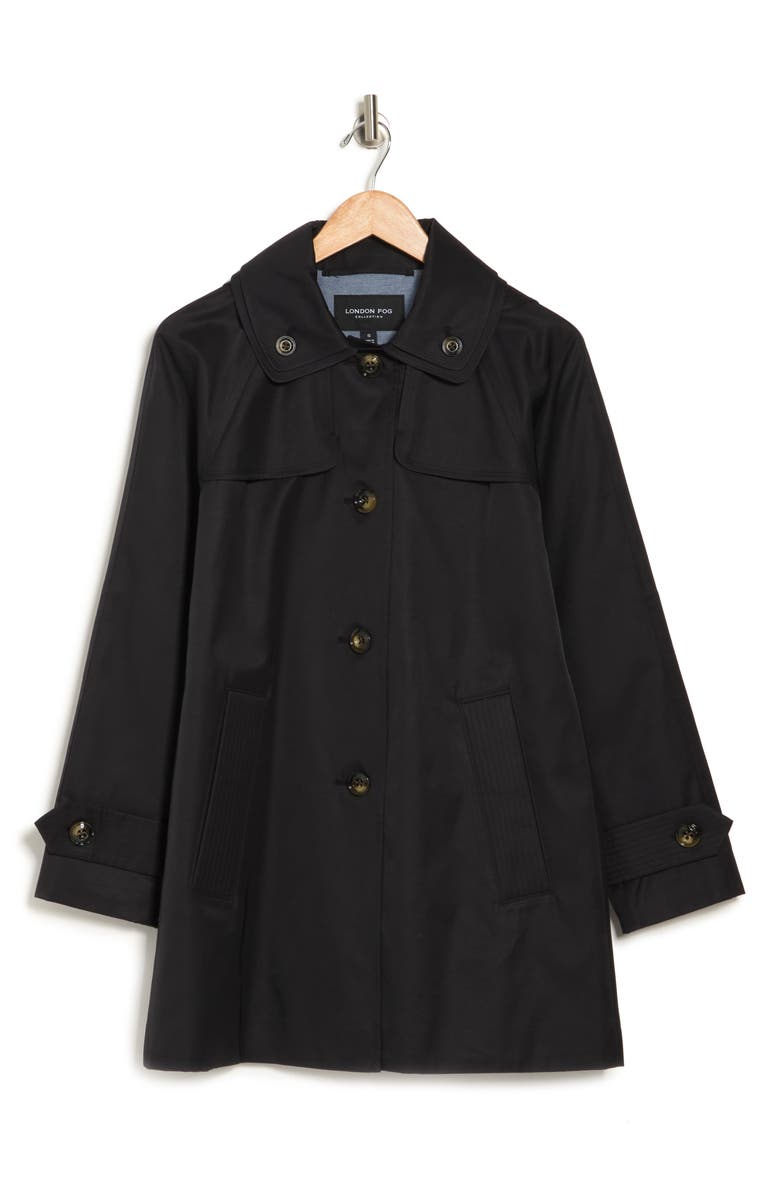London Fog Button Front Trench Coat | Nordstromrack