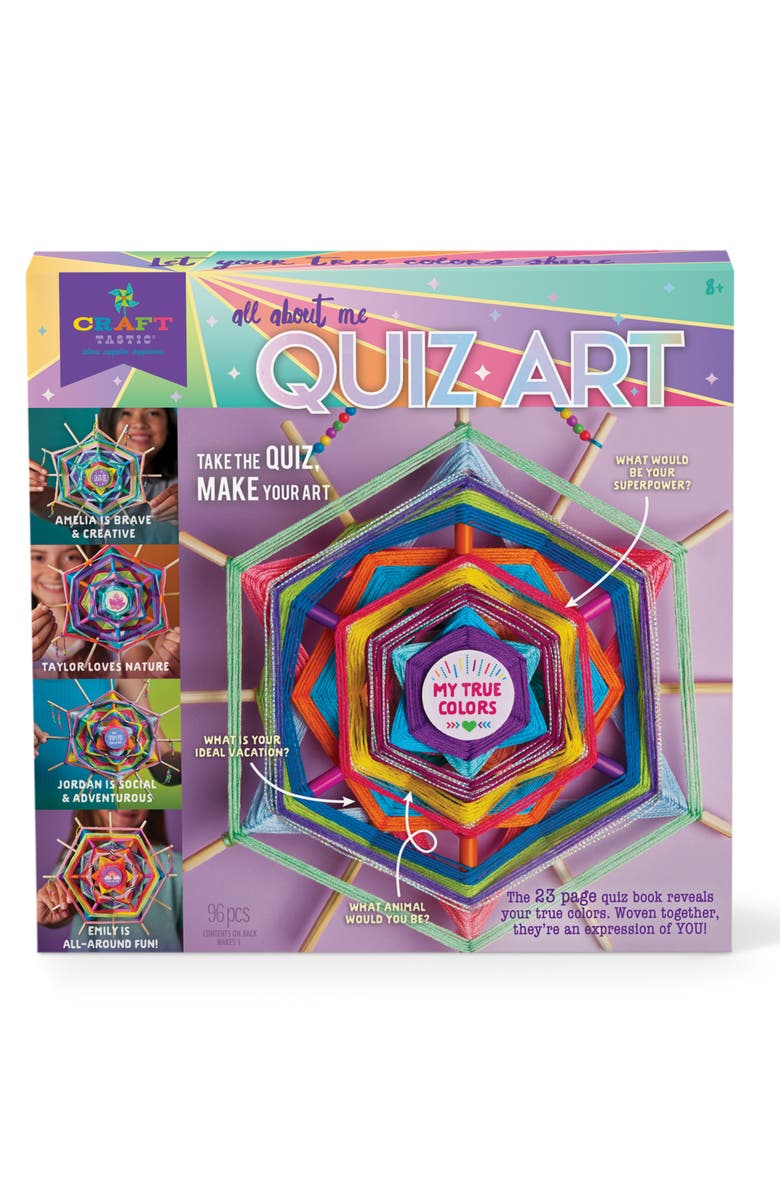 Ann Williams All About Me Quiz Art 96-Piece Woven Art Kit | Nordstrom