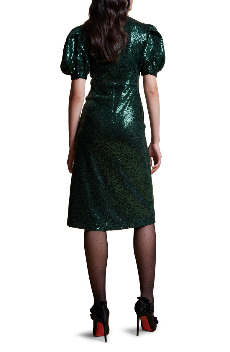 Rachel Parcell Bias Sequin Short Puff Sleeve Dress | Nordstromrack