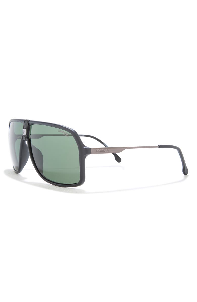 Carrera Eyewear 64mm Oversize Gradient Polarized Pilot Sunglasses ...