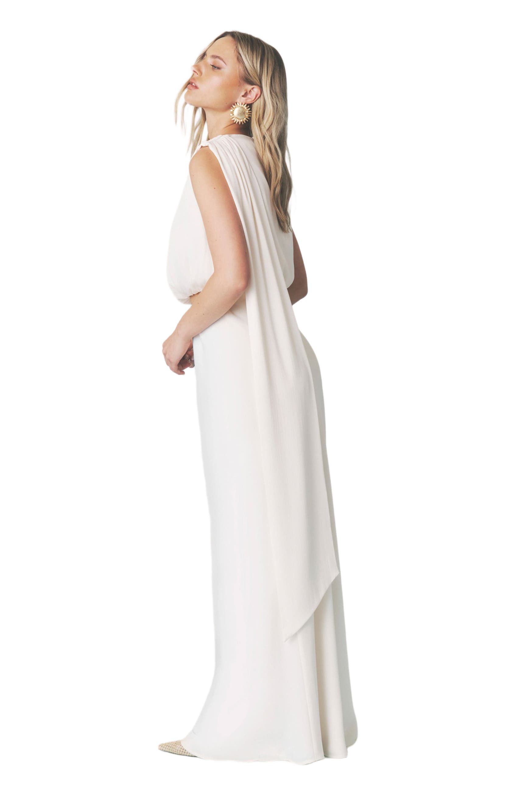 Six Stories Solene Satin Bias Cut Maxi Skirt | Nordstrom