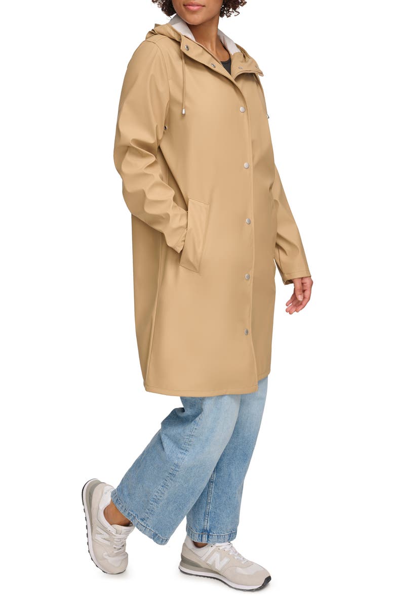 Levi's® Water Resistant Hooded Long Rain Jacket | Nordstrom