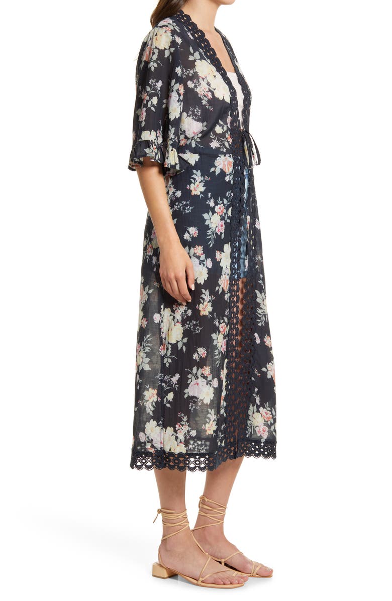 NFC HOME New Friends Colony Bouquet Lace Edge Duster | Nordstromrack