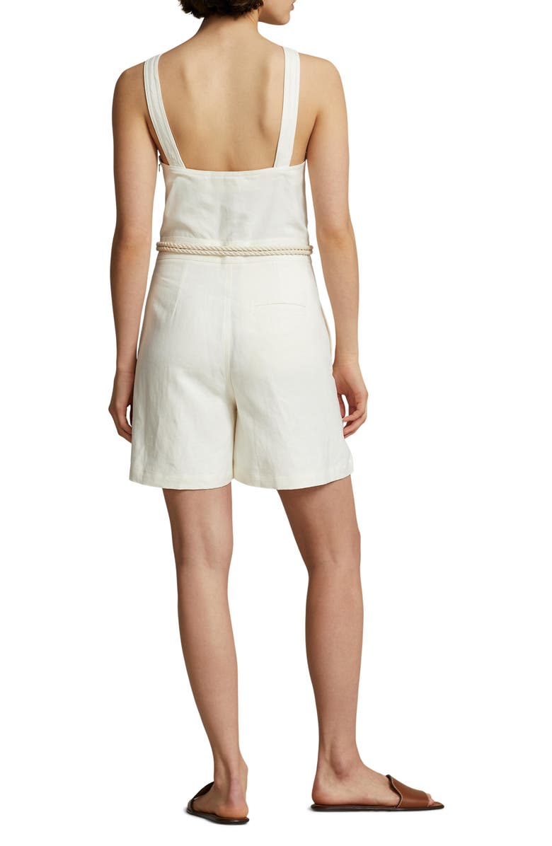Polo Ralph Lauren Hemp Rope Belted Romper | Nordstromrack