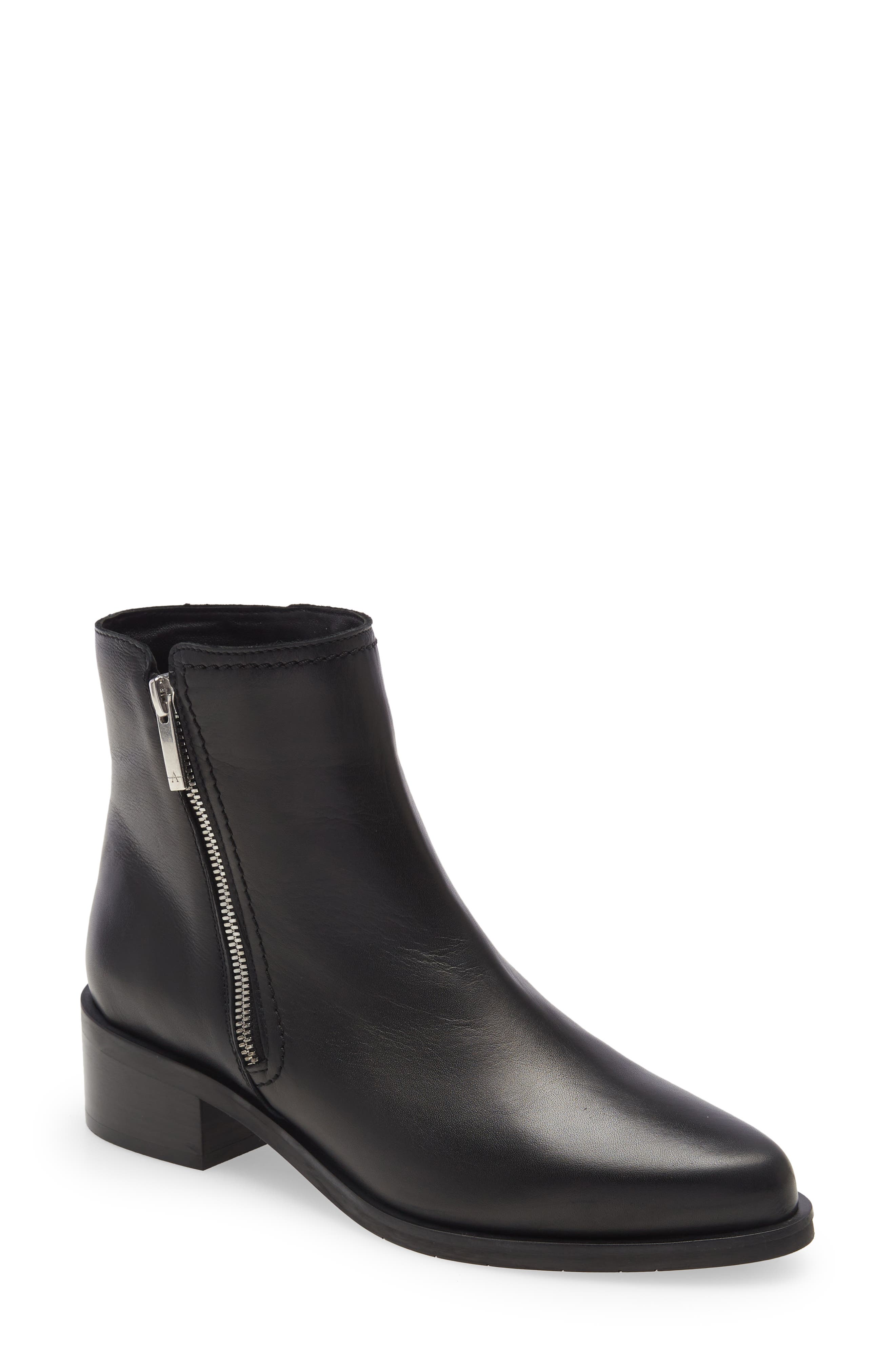 Aquatalia Water Resistant Geanna Block Heel Bootie (Women) | Nordstromrack