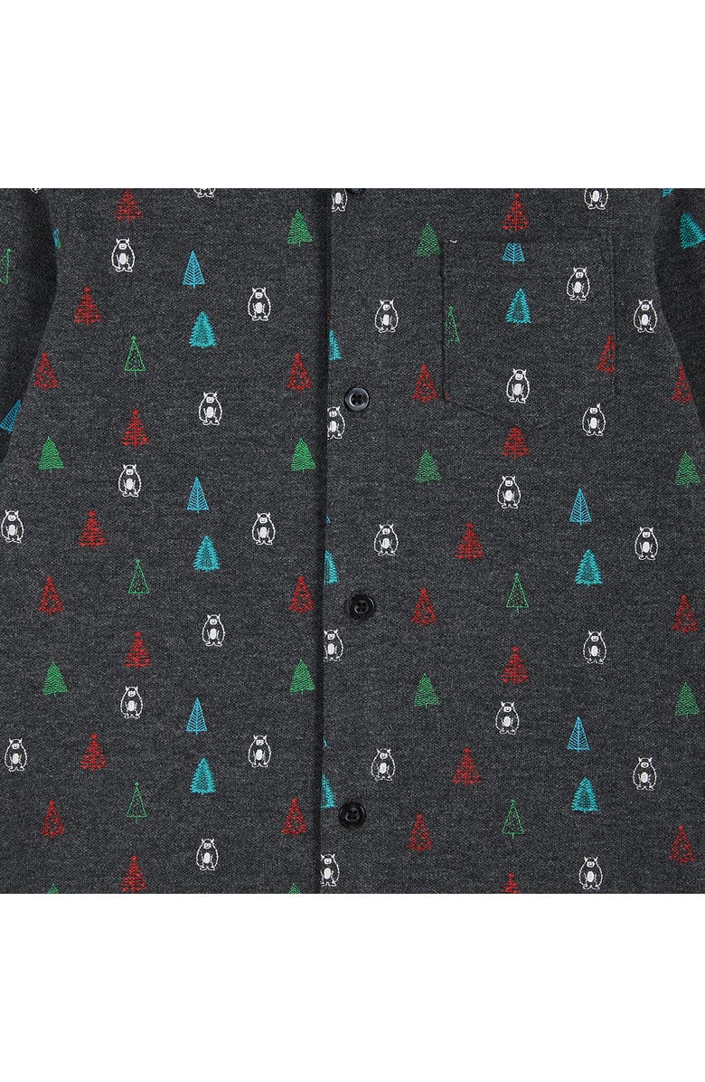 Andy & Evan Santa Shark Print Shirt & Pants Set | Nordstromrack