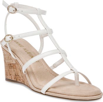 Anne Klein Sandy Cage Wedge Sandal (Women) | Nordstrom
