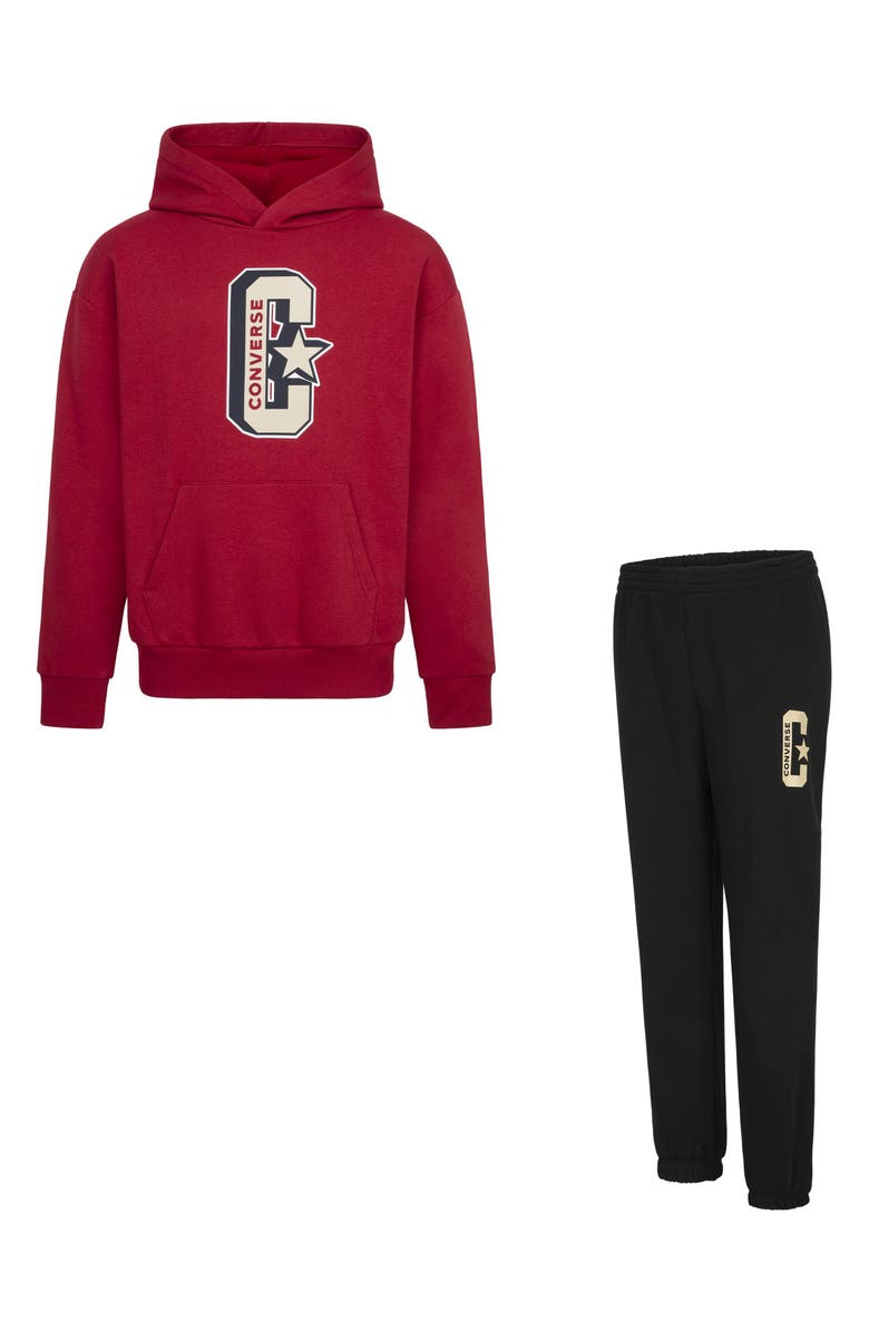 Converse Kids' Logo Fleece Hoodie & Joggers Set | Nordstromrack