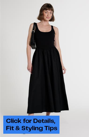 Melrose and Market Mixed Media Tank Dress | Nordstromrack