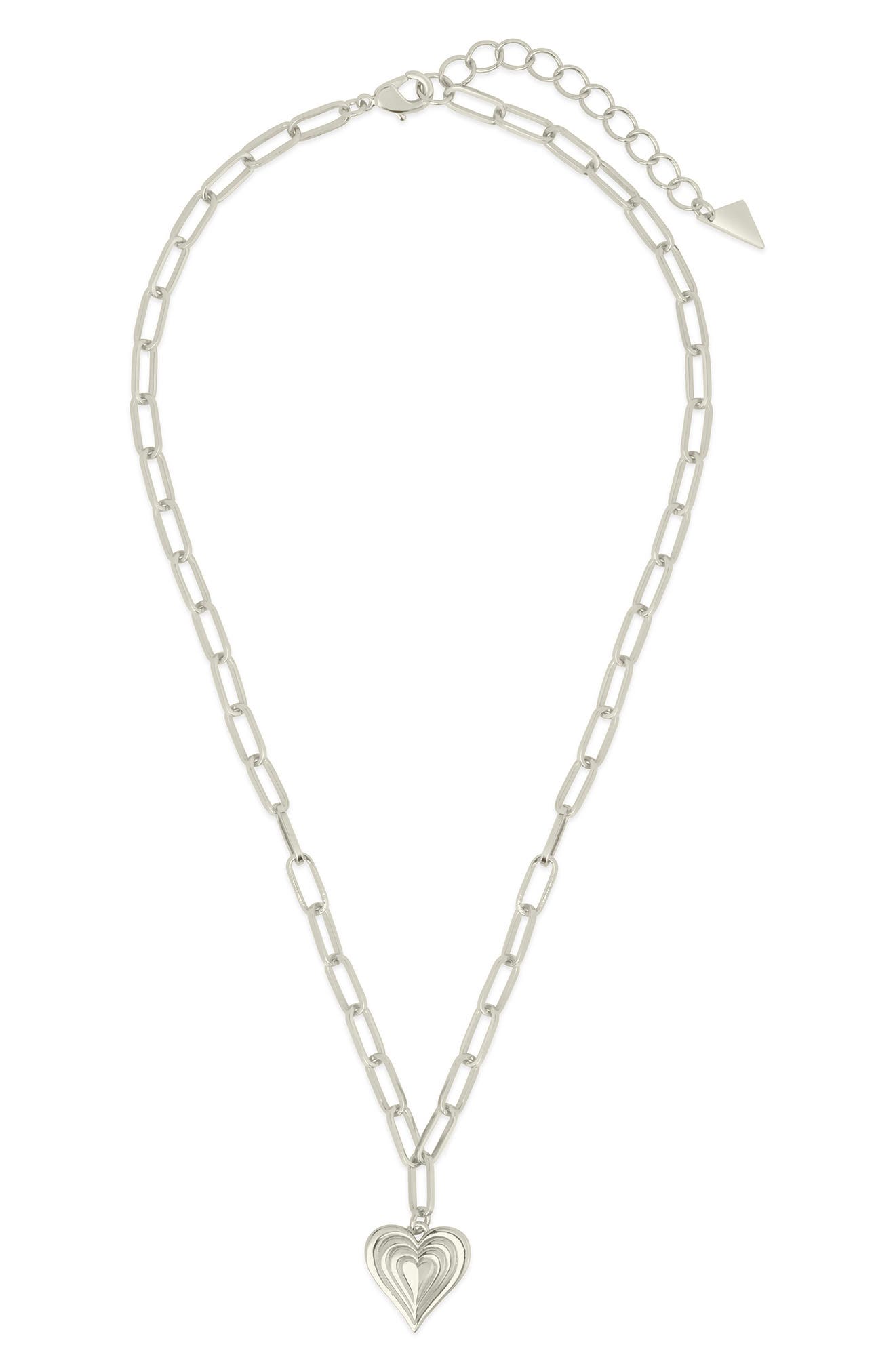 Sterling Forever Beating Heart Pendant Necklace | Nordstromrack