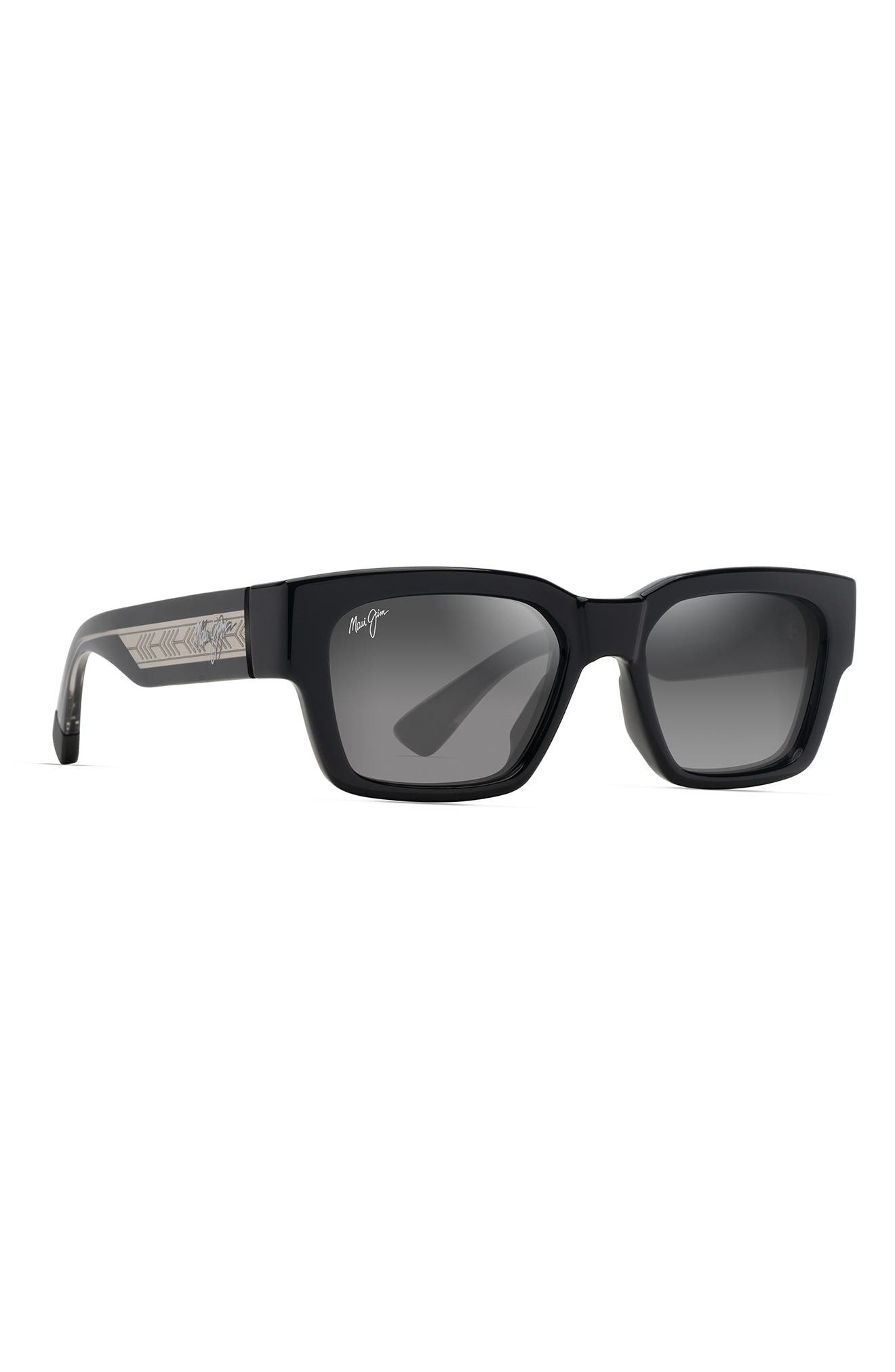 Maui Jim Kenui 53mm PolarizedPlus2® Square Sunglasses | Nordstrom