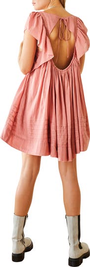 Free People Hailey Ruffle Babydoll Minidress | Nordstrom