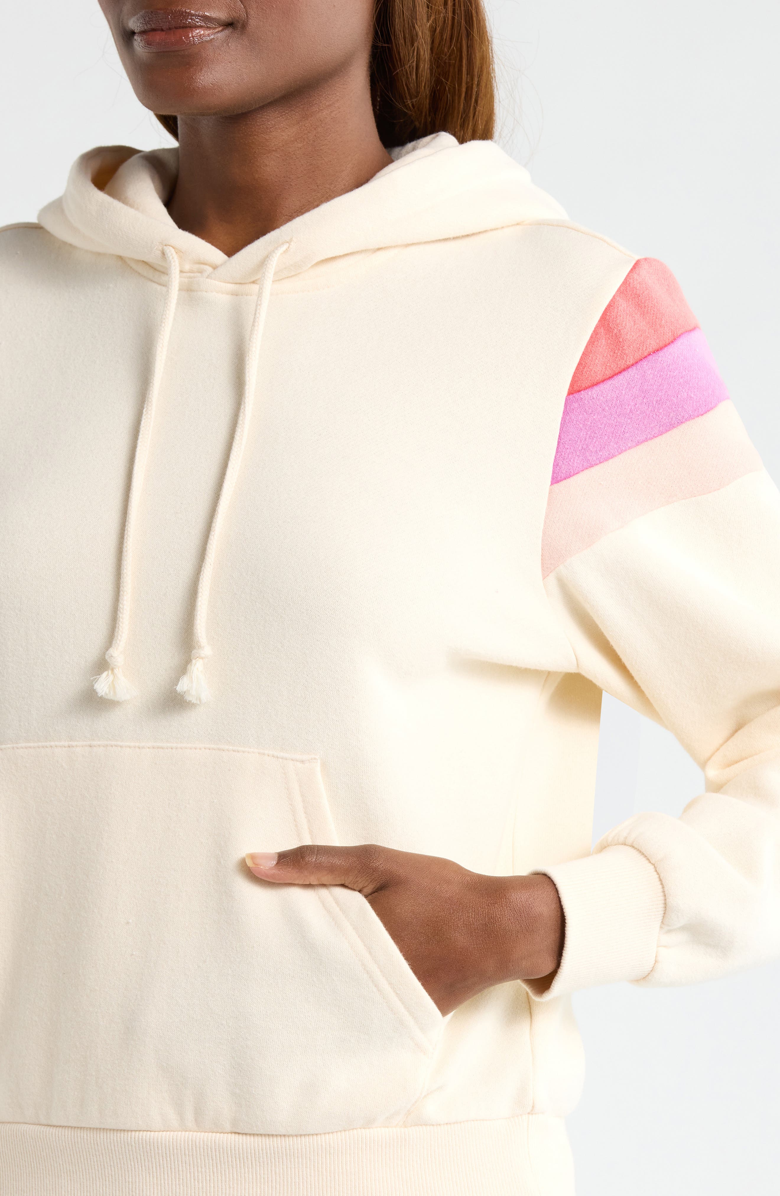 Marine Layer Colorblock Cloud 9 Fleece Hoodie | Nordstrom