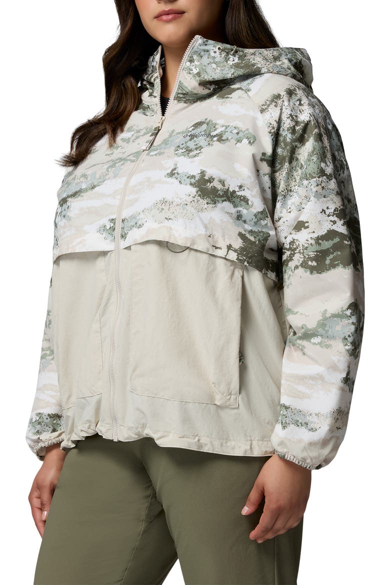 Spire Valley Print Water Repellent Windbreaker (Women) | Nordstrom