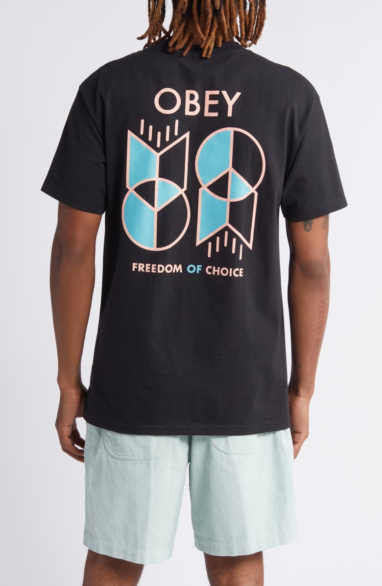 Obey Freedom of Choice Graphic T-Shirt | Nordstromrack