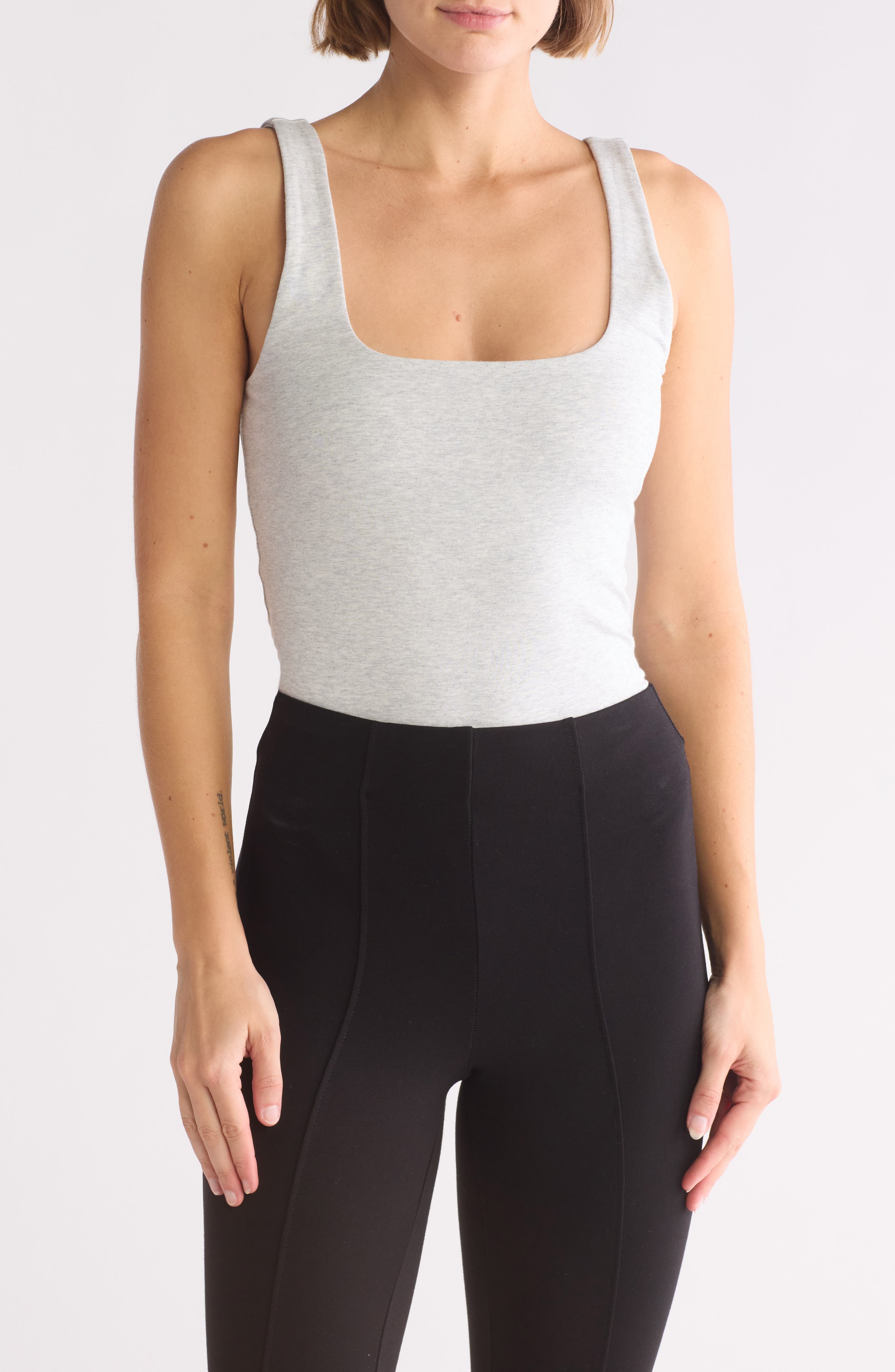 Good American Super Stretch Tank Bodysuit | Nordstromrack