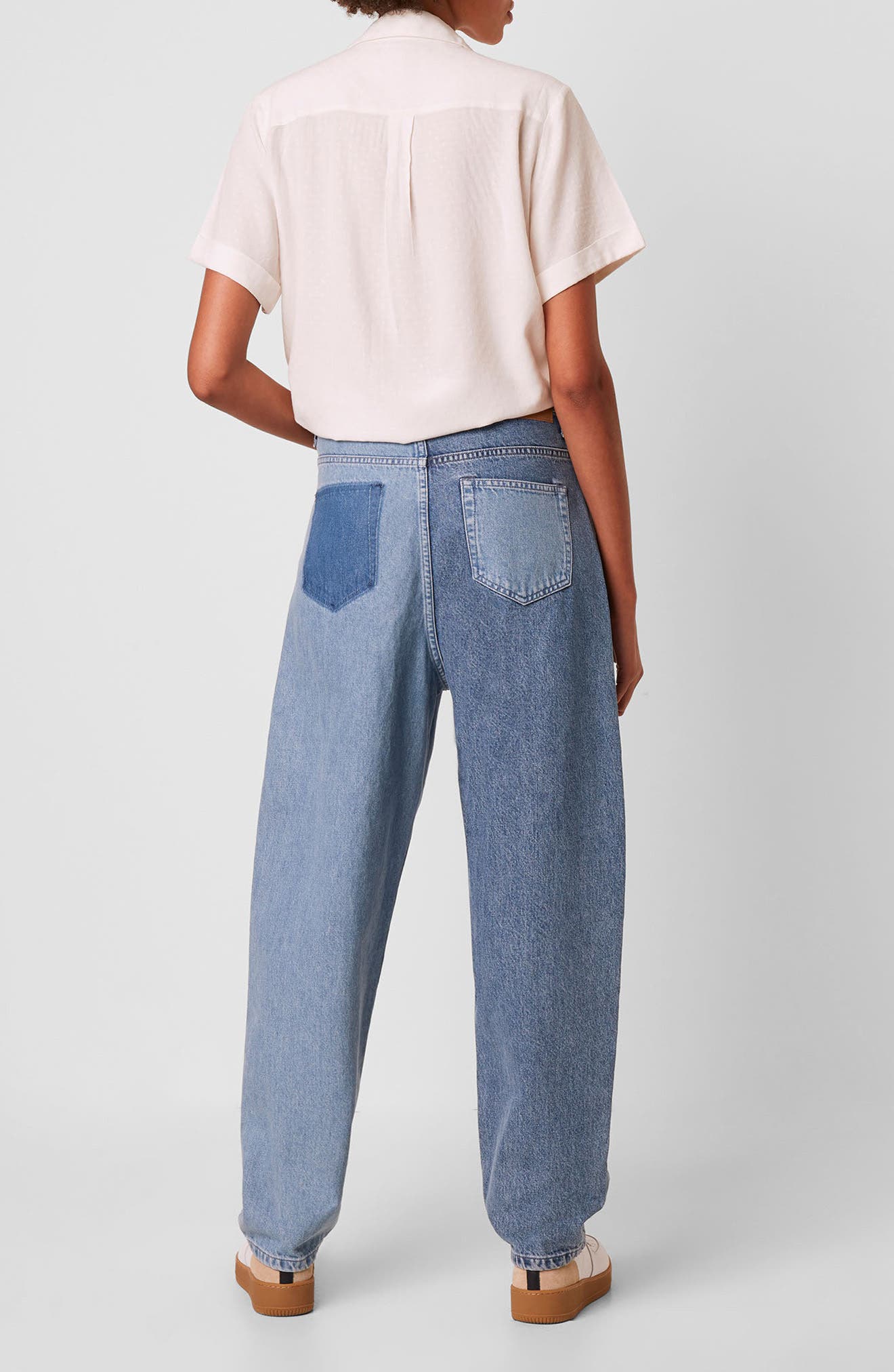 French Connection Yawa Vltudo Tie Hem Camp Shirt | Nordstromrack