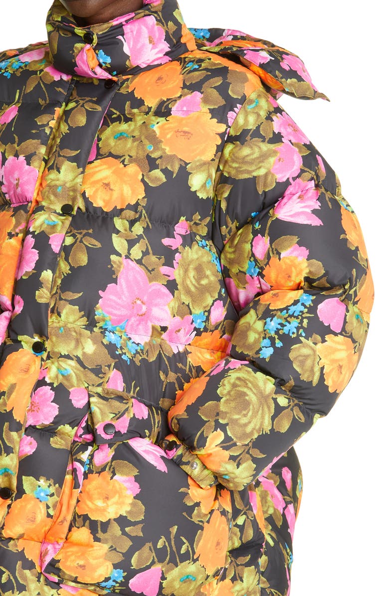 Richard Quinn Primrose Print Oversize Hooded Down Puffer Jacket ...
