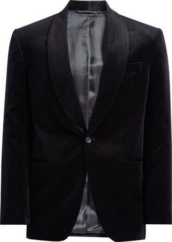 Jack Victor Edison Cotton Stretch Velvet Dinner Jacket | Nordstromrack