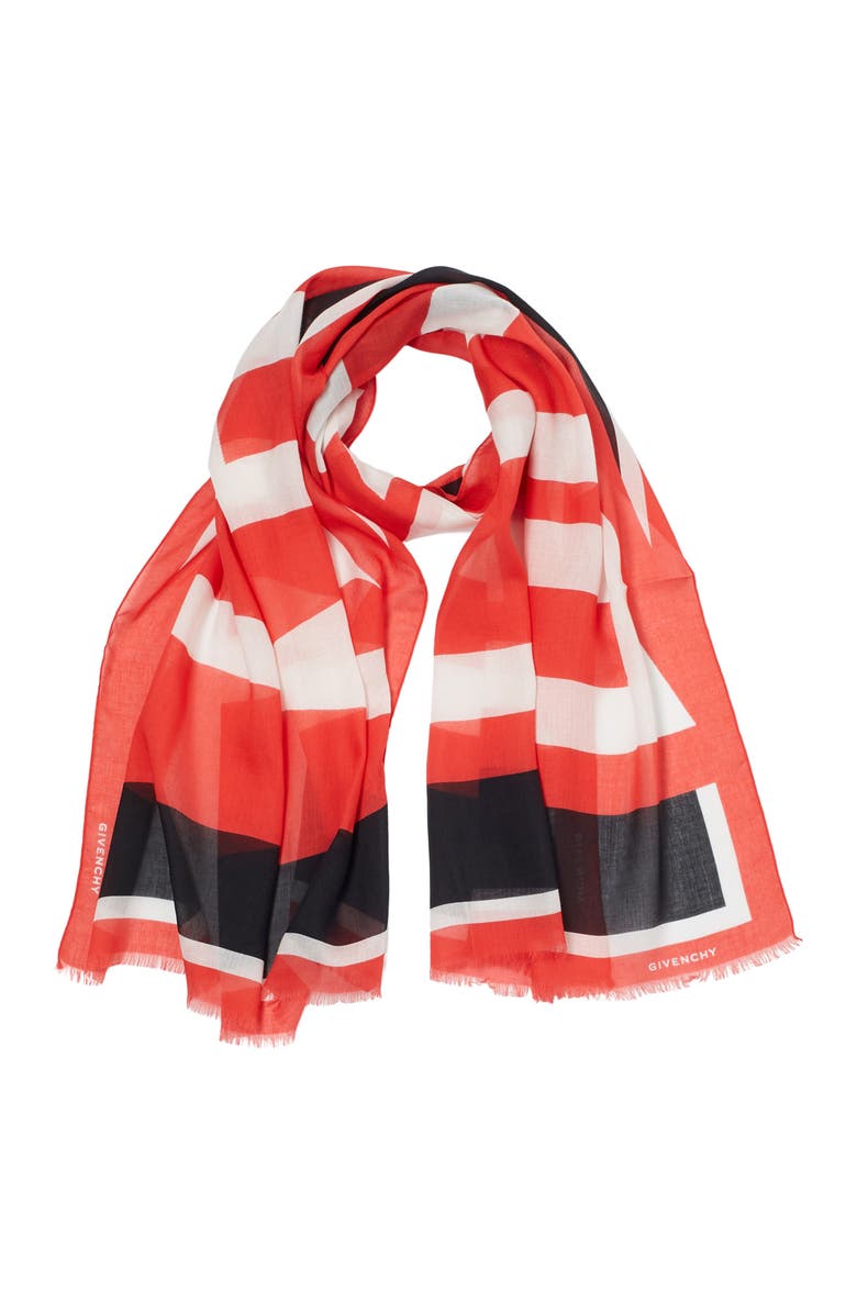 Givenchy Big Logo Oblonf Scarf | Nordstromrack