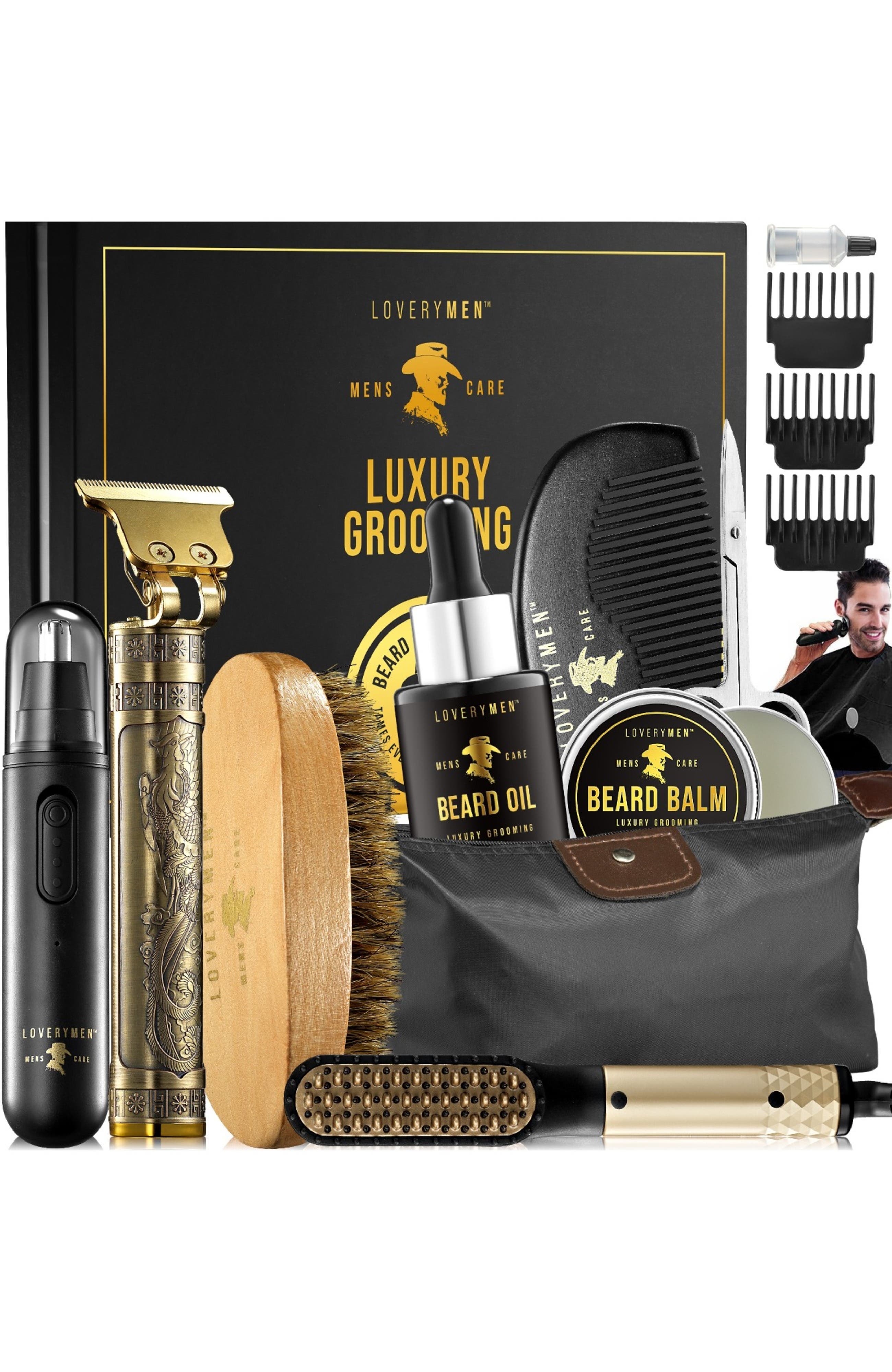 Lovery Men Beard Grooming Kit - 15pc Luxury Beard Care | Nordstrom