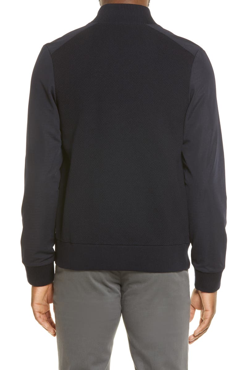 BOSS Hugo Boss Mikos Textured Bomber Jacket | Nordstromrack