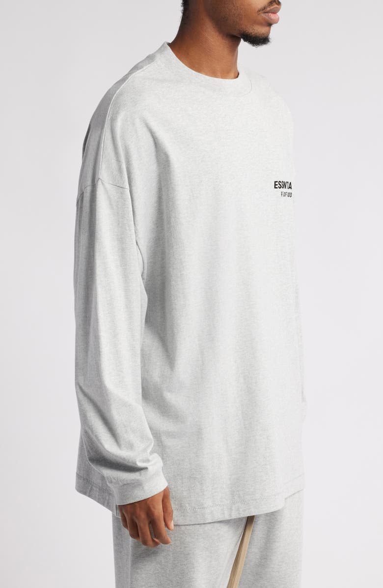 Fear of God Essentials Long Sleeve Cotton Jersey Graphic T-Shirt ...