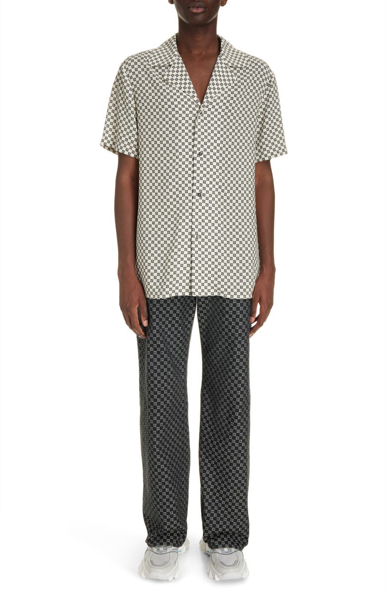 Balmain Mini Monogram Button-Up Shirt | Nordstromrack