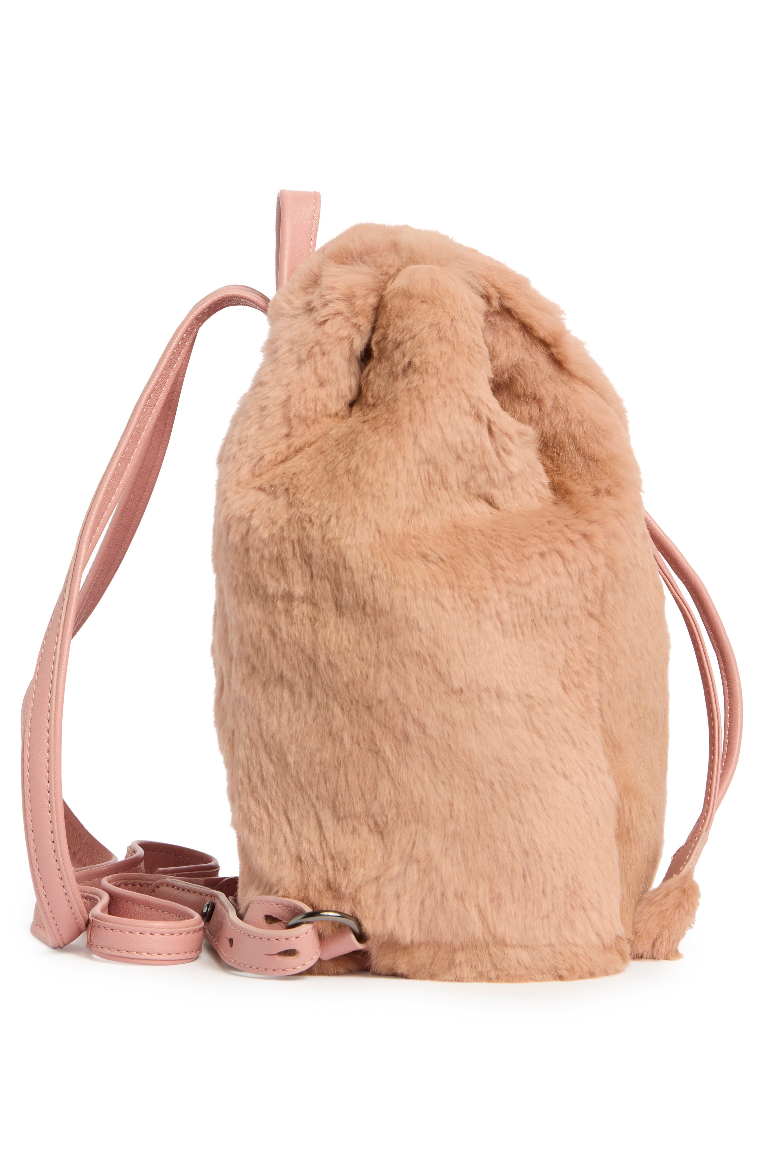 Longchamp Give Me A Hug Rabbit Hair Backpack | Nordstromrack