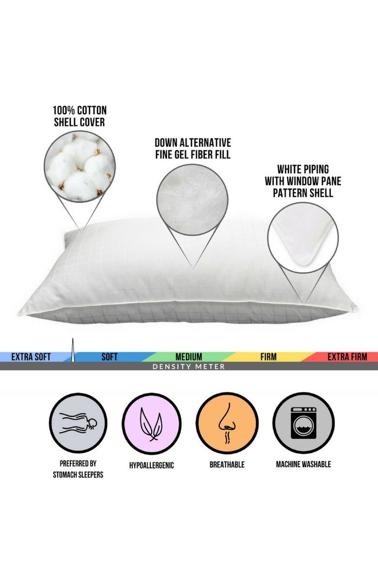 ELLA JAYNE HOME Soft Gel Filled Stomach Sleeper Pillow - Set of 2 ...