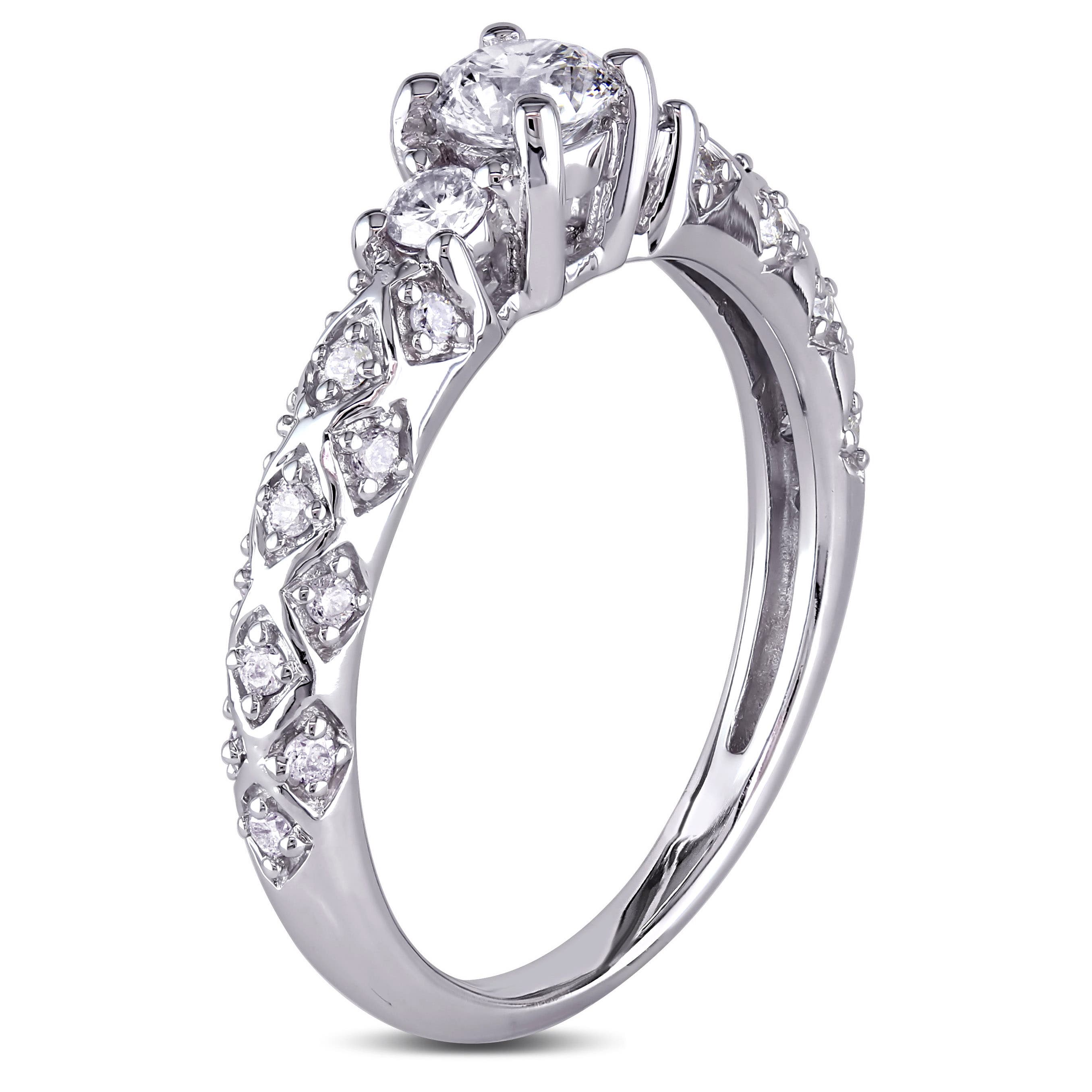 Julianna B. Diamond 3-Stone Filigree Engagement Ring 14k | Nordstrom