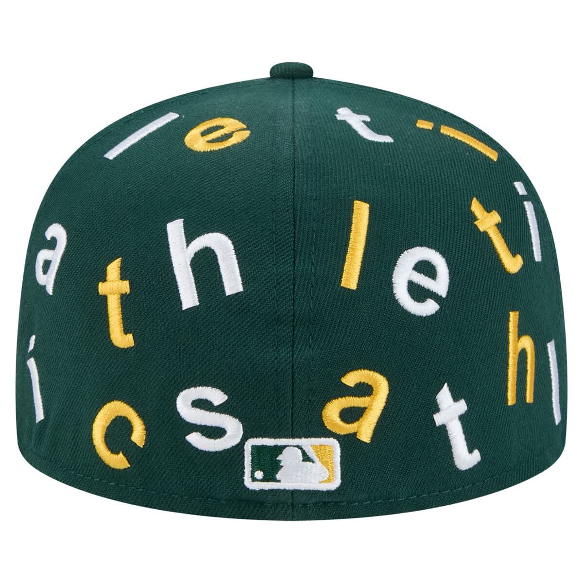 New Era Men's New Era Green Oakland Athletics Team Confetti 59FIFTY ...