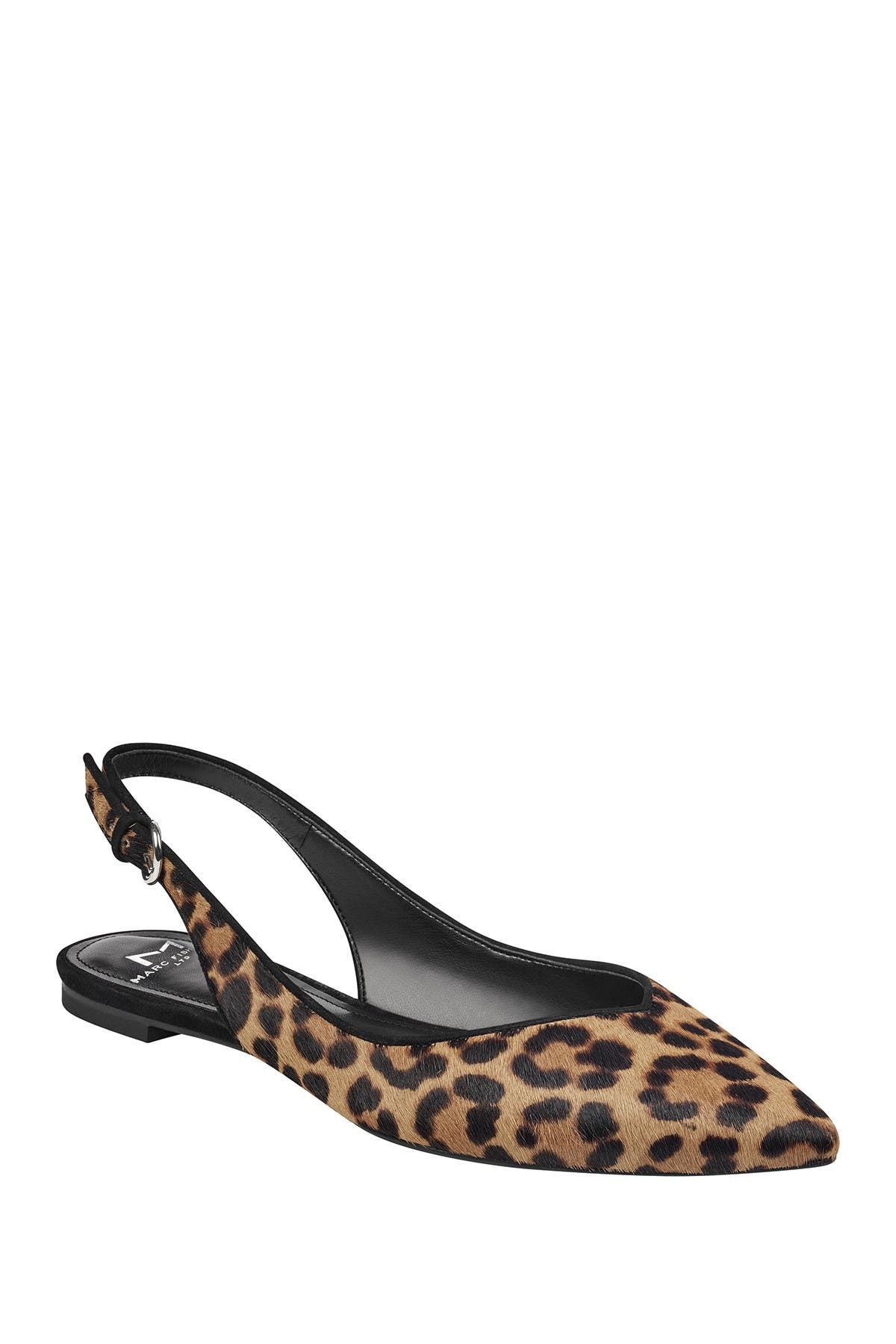 Marc Fisher LTD Samera Genuine Calf Hair Slingback Flat | Nordstromrack
