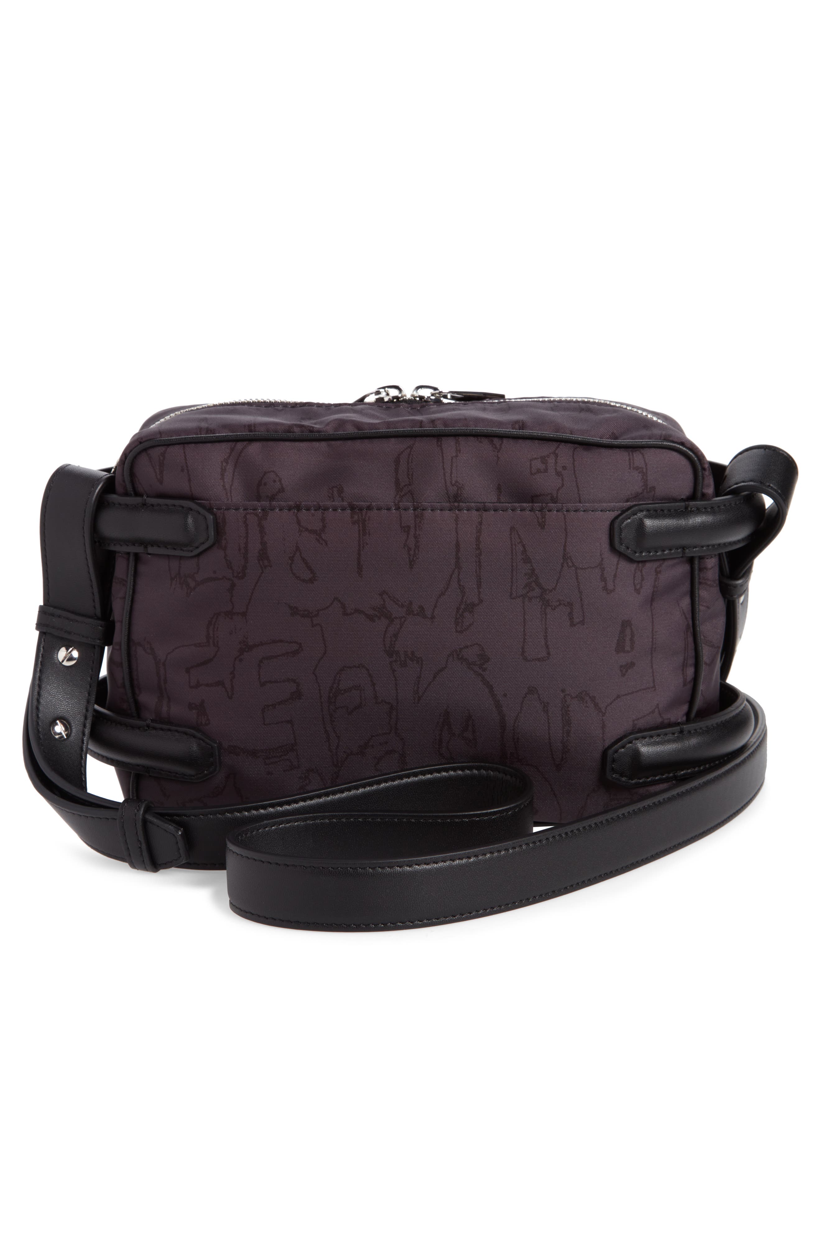 McQueen The Harness Textile & Faux Leather Camera Bag | Nordstrom
