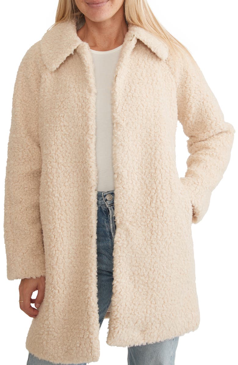Marine Layer Faux Shearling Coat | Nordstromrack