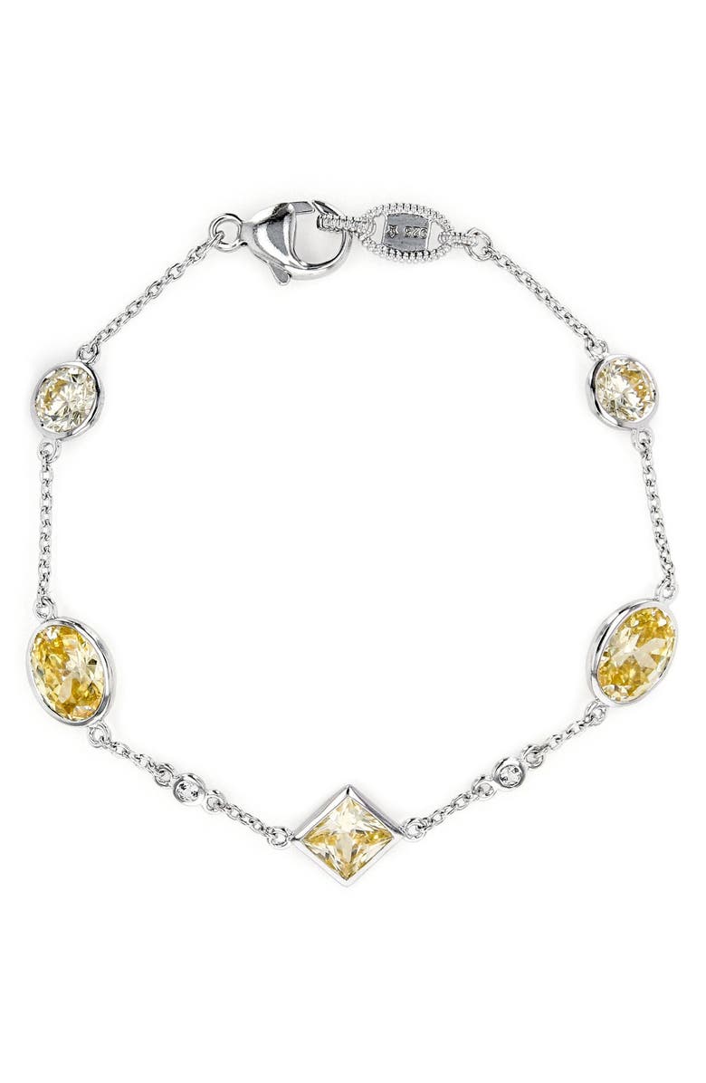 Judith Ripka CZ & Topaz Station Bracelet | Nordstromrack