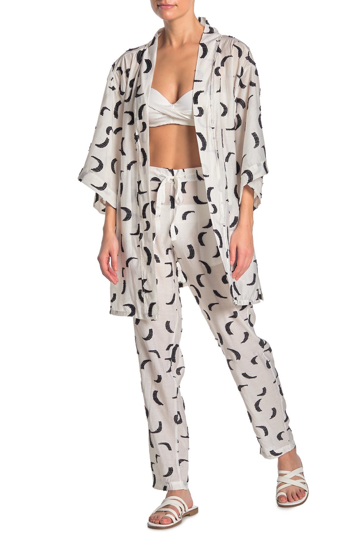 Onia Gina Embroidered Kimono Cover-Up | Nordstromrack