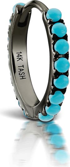 MARIA TASH Turquoise Eternity Clicker Earring | Nordstrom