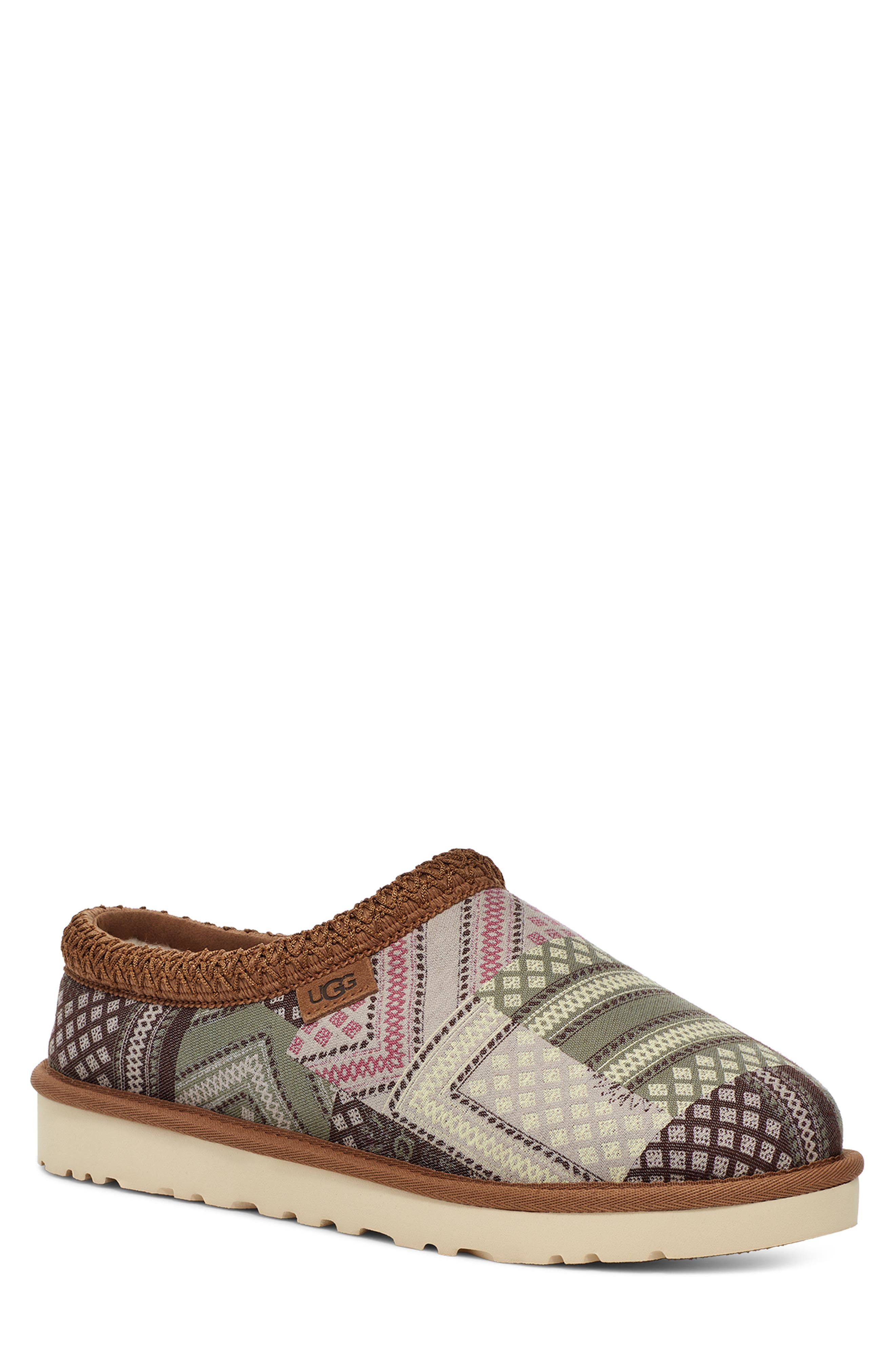 UGG® Tasman Taz Patchwork Slipper (Men) | Nordstromrack