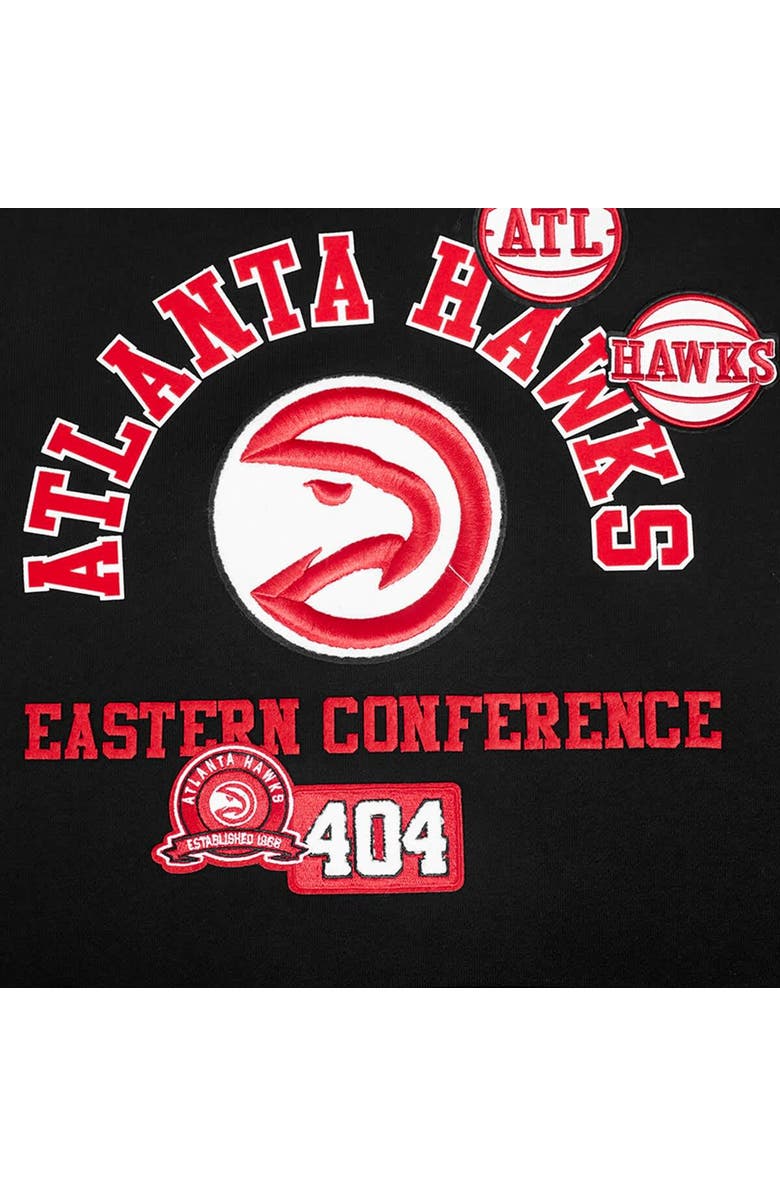 PRO STANDARD Men's Pro Standard Black Atlanta Hawks Area Code Pullover ...