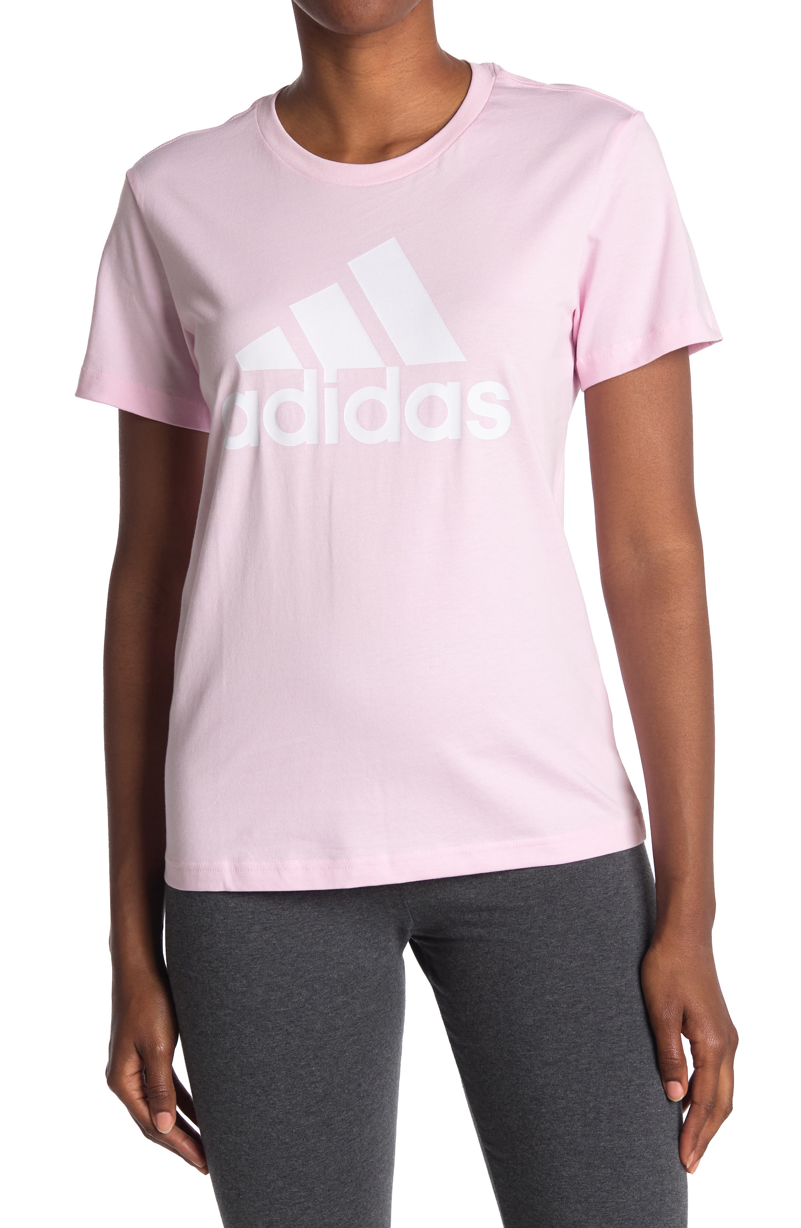 adidas Logo Crew Neck Short Sleeve T-Shirt | Nordstromrack
