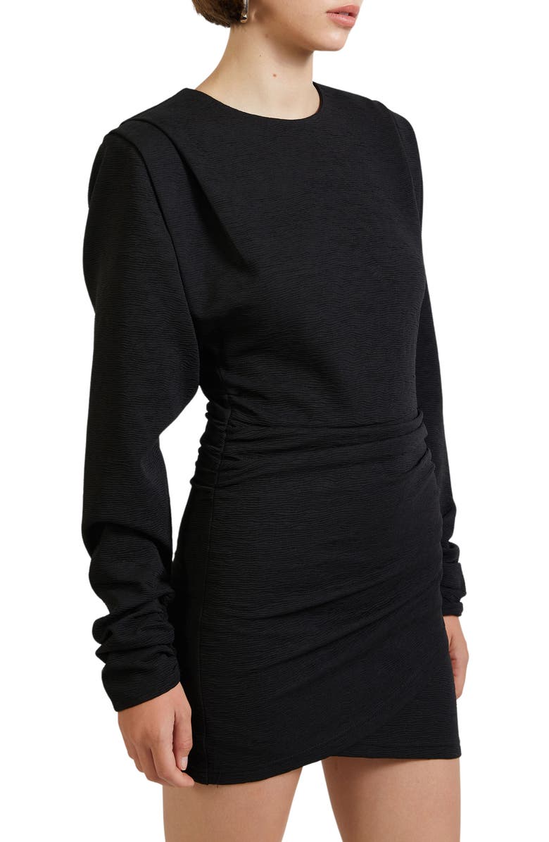 En Saison Ada Ruched Long Sleeve Minidress | Nordstromrack