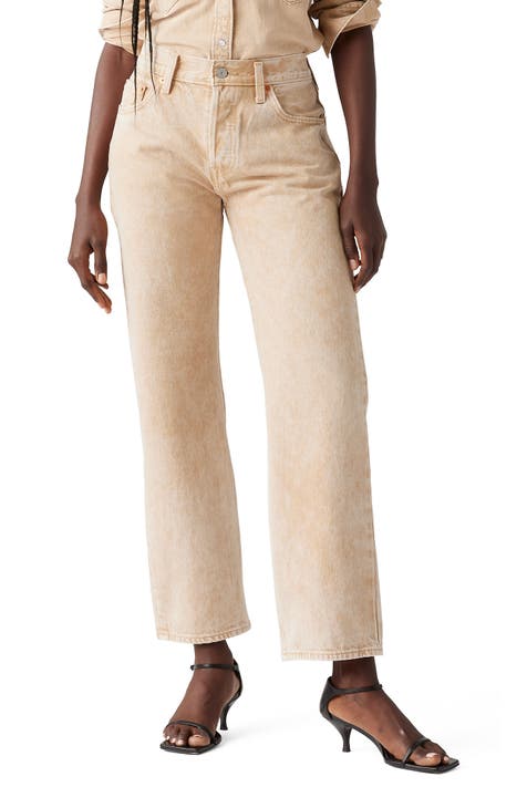 Women's Beige Jeans & Denim | Nordstrom