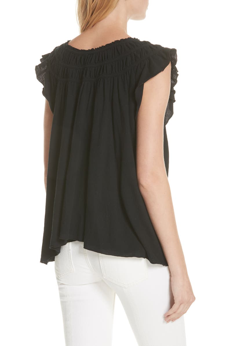 Free People We the Free by Free People Coconut Gathered Top | Nordstromrack