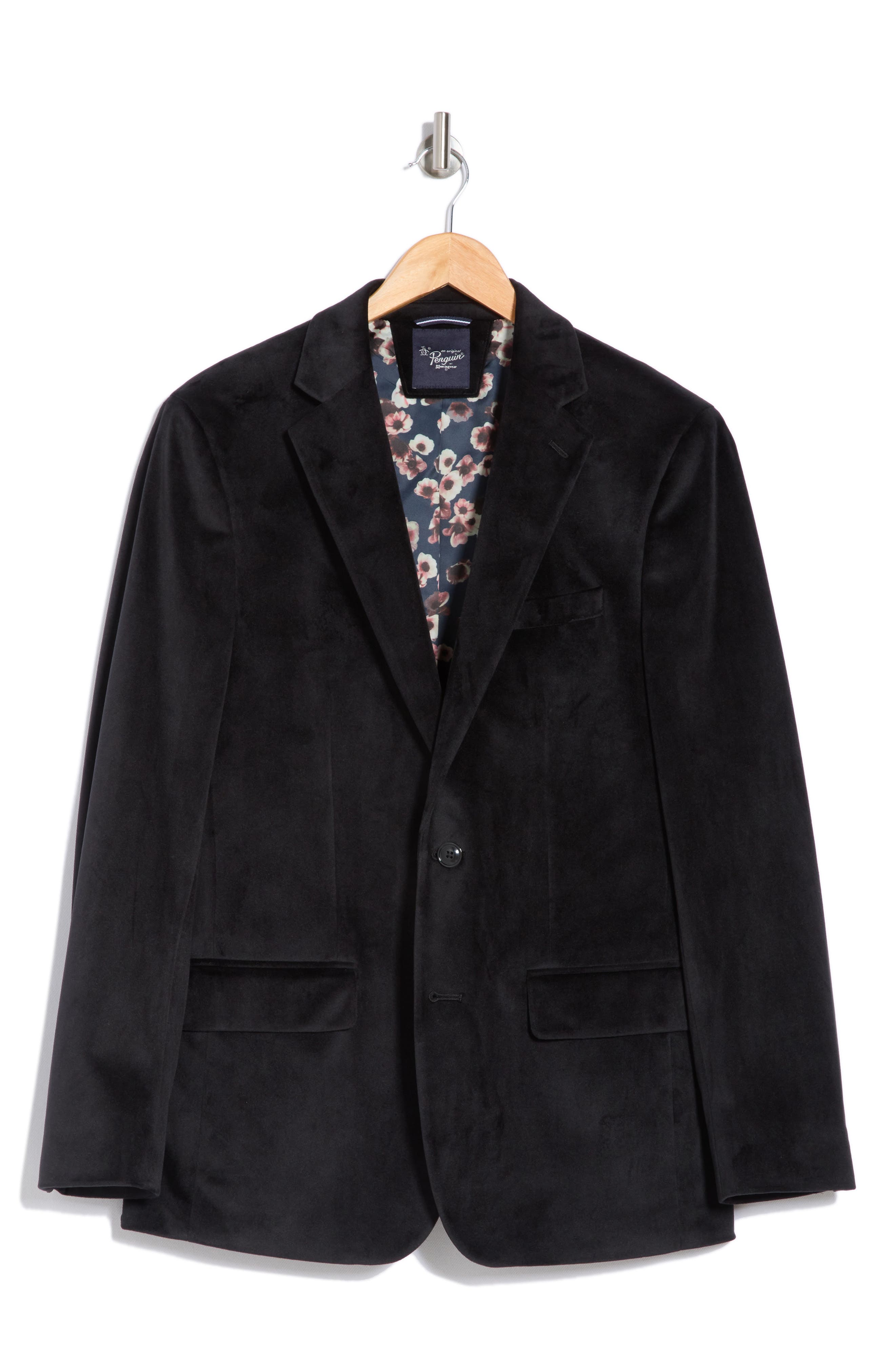 Original Penguin Two-Button Velvet Dinner Jacket | Nordstromrack