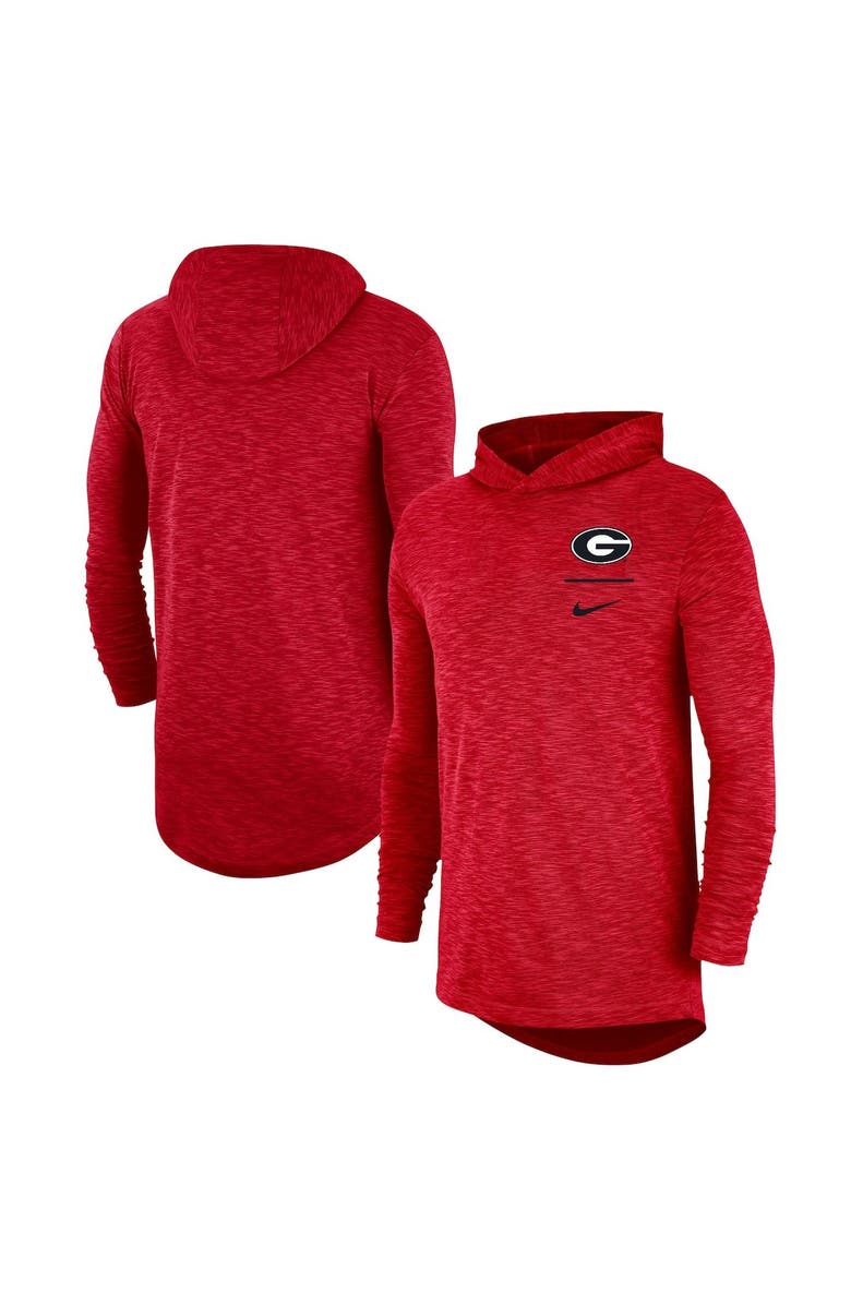 Nike Men's Nike Red Georgia Bulldogs Slub Performance Long Sleeve ...