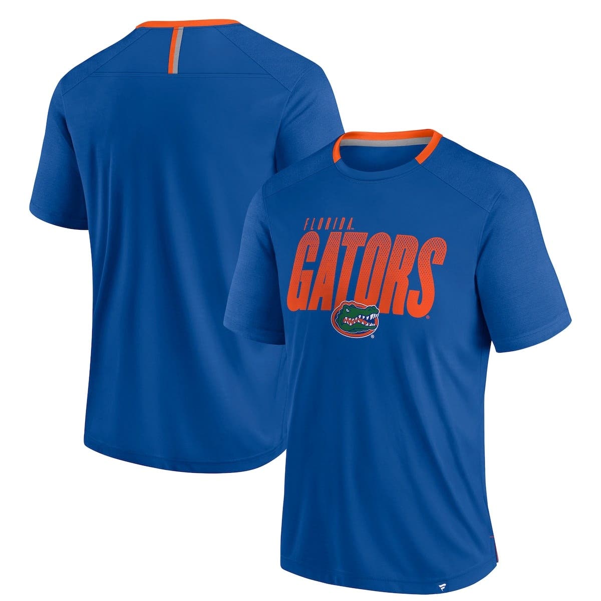 FANATICS Men's Fanatics Royal Florida Gators Defender Fade Slant T ...