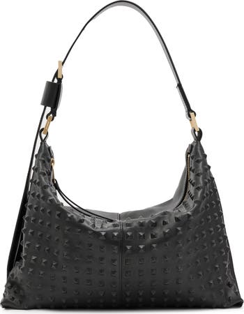 AllSaints Edbury Stud Leather Shoulder Bag | Nordstrom