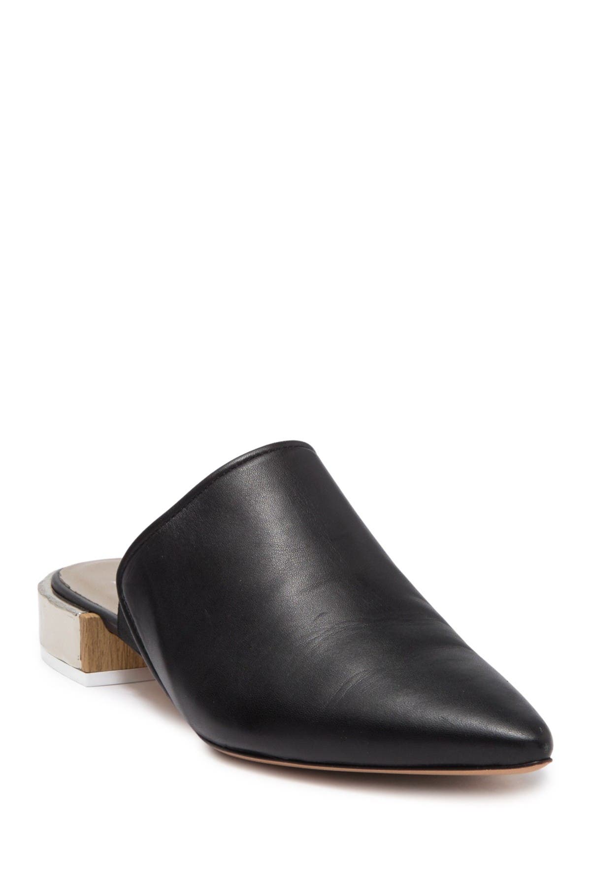 AGL Pointed Toe Metallic Heel Mule | Nordstromrack