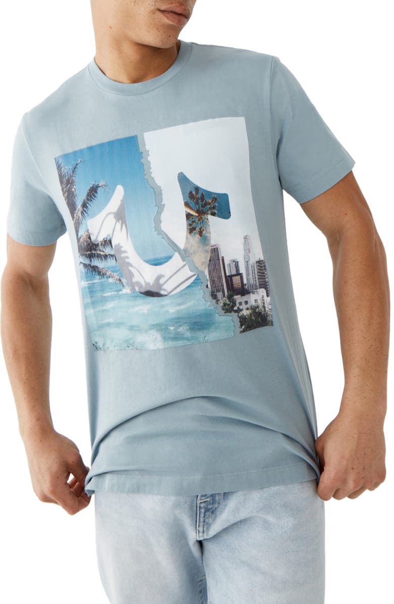 True Religion Brand Jeans Beach City Palms Graphic Tee | Nordstrom